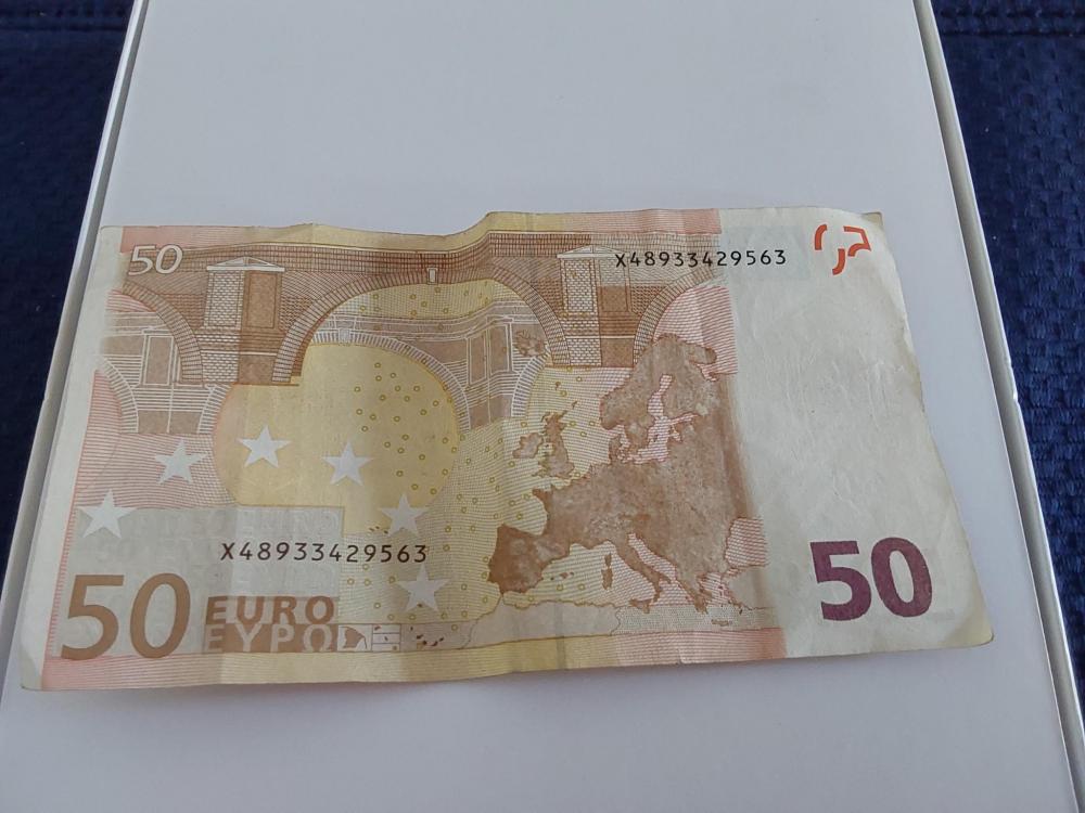 Billet 50 euros ancienne generation - Les euros (monnaies et billets ...
